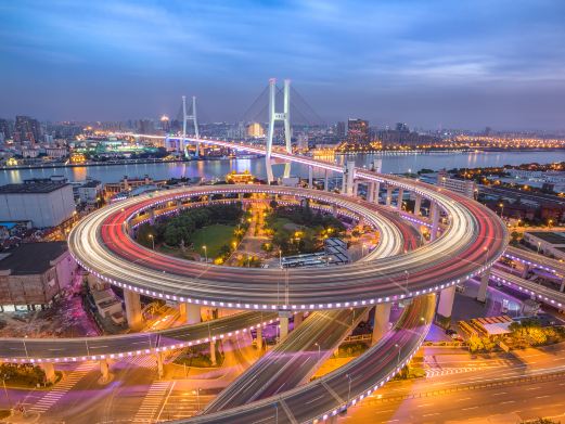 Nanpu Bridge - Shanghai's Iconic River Crossing
