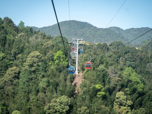 Gudou Hot Spring Caishen Cable Car